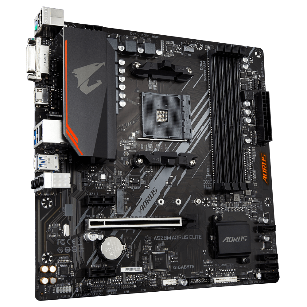 GIGABYTE A520M AORUS Elite Motherboard｜AORUS - GIGABYTE Global