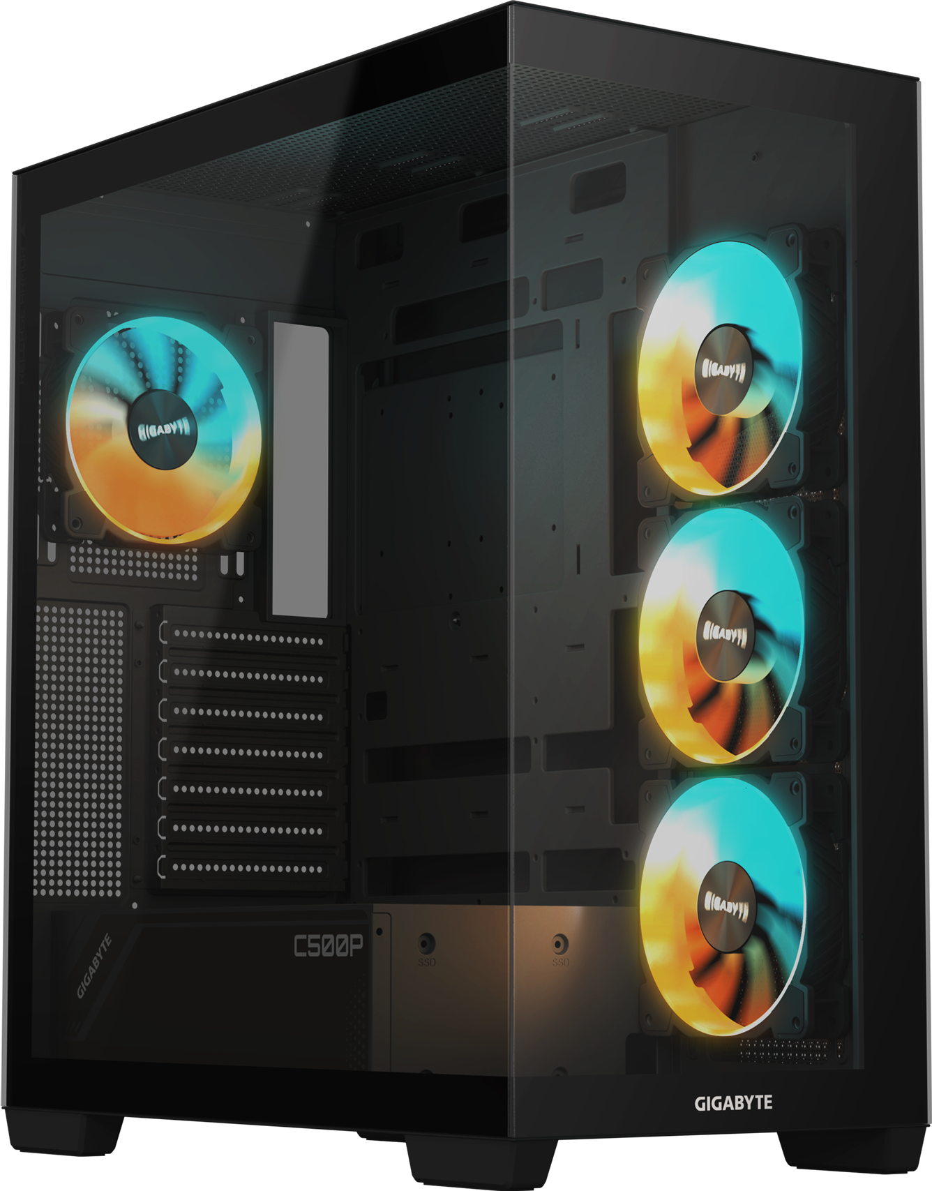 GIGABYTE C500 PANORAMIC STEALTH PC Case - GIGABYTE Global