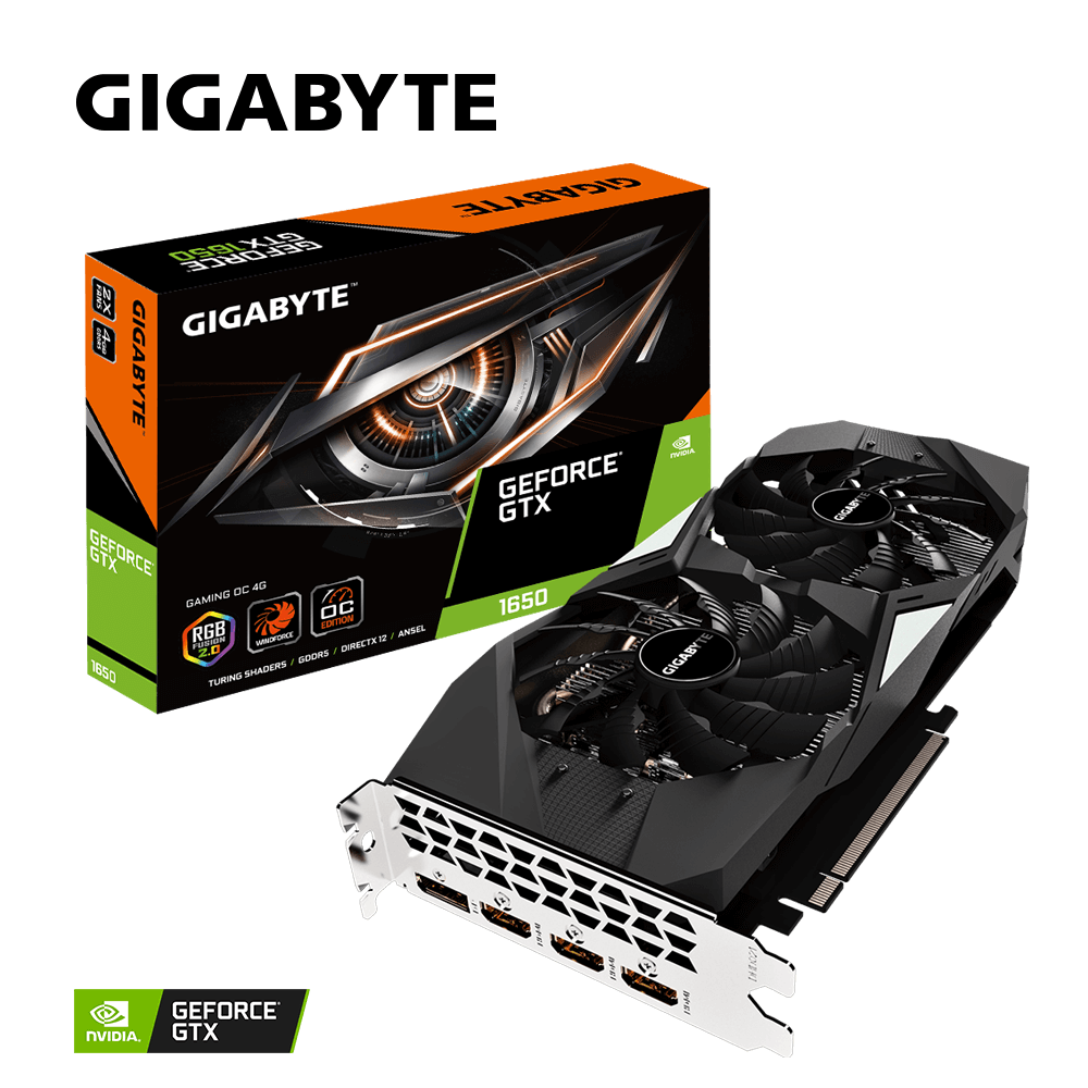 GeForce® GTX 1650 GAMING OC 4G｜AORUS - GIGABYTE USA