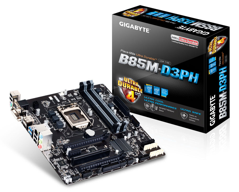 GA-B85M-D3PH (rev. 1.1) Especificação | Placas-mãe - GIGABYTE Brazil