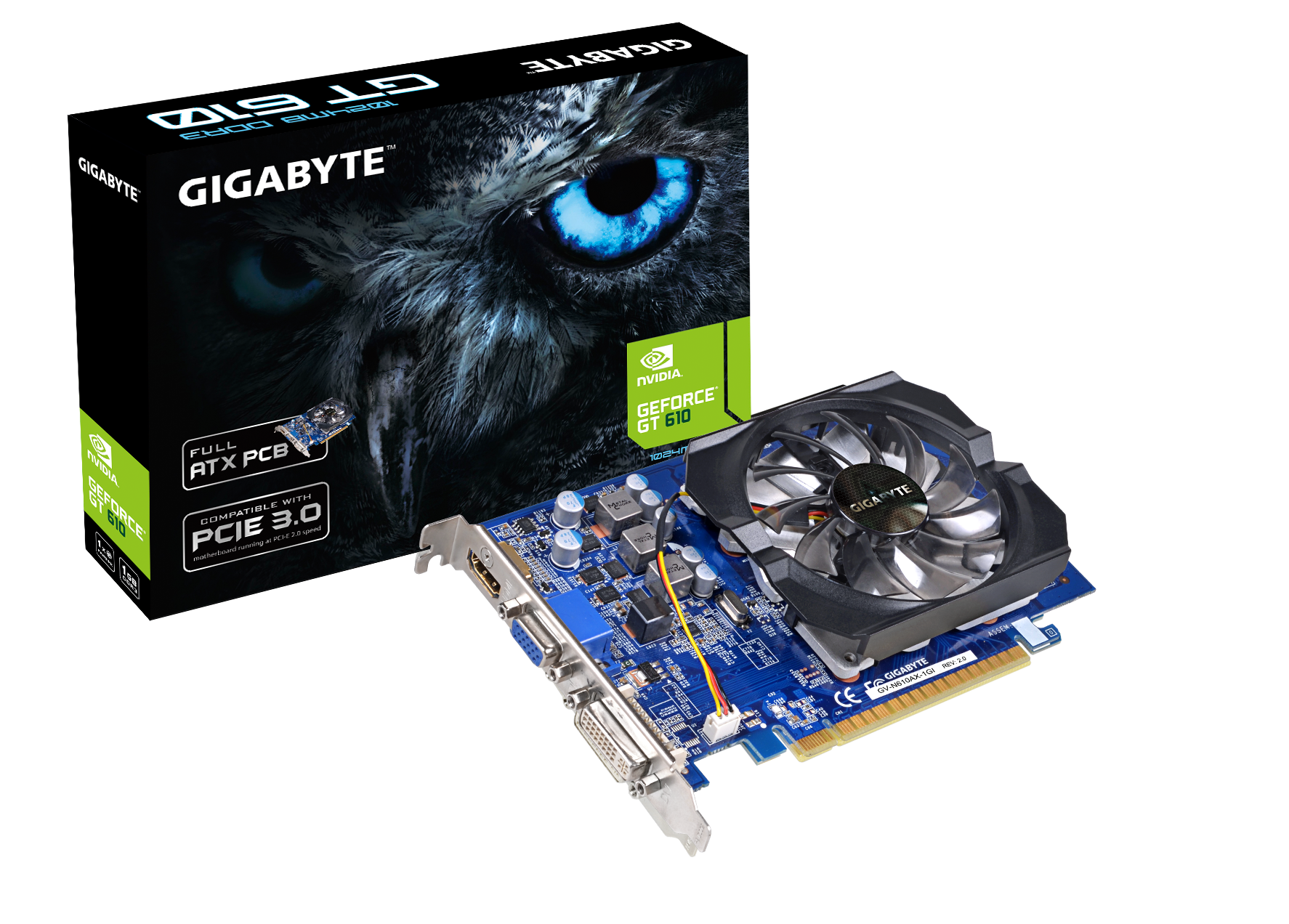 GV-N610AX-1GI (rev. 2.0) Overview | Graphics Card - GIGABYTE Global