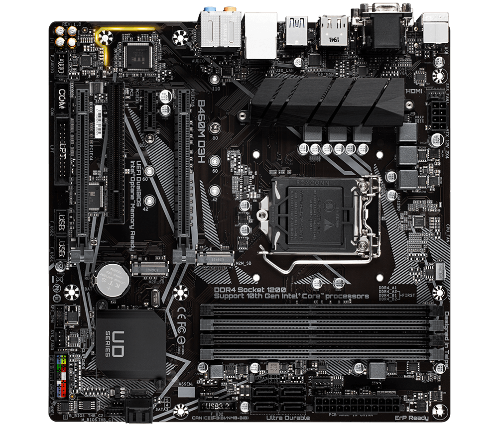 B460M D3H｜AORUS - GIGABYTE India