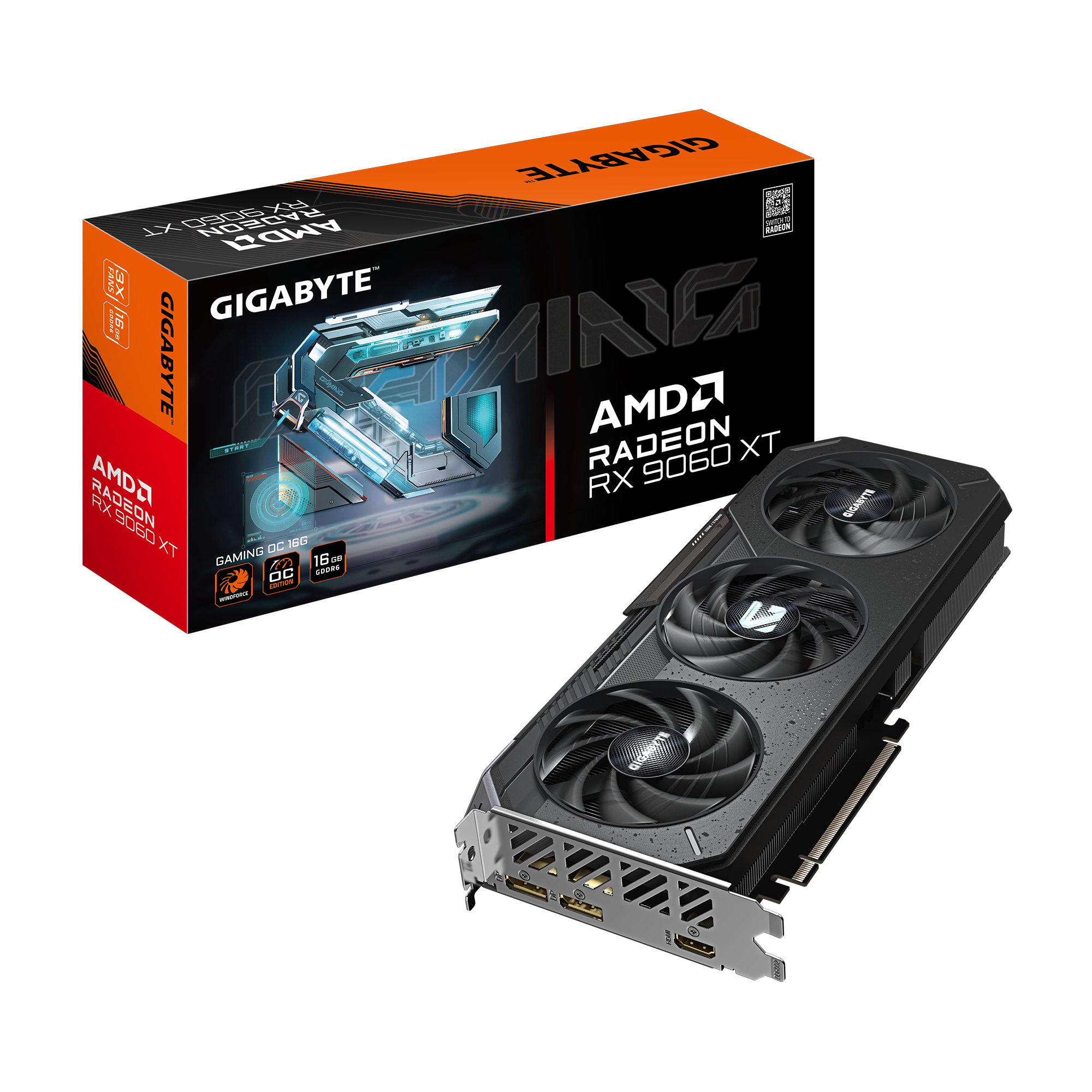 Radeon™ RX 9060 XT GAMING OC 16G｜AORUS - GIGABYTE United Kingdom