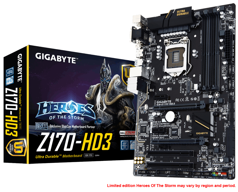 GA-Z170-HD3｜AORUS - GIGABYTE USA