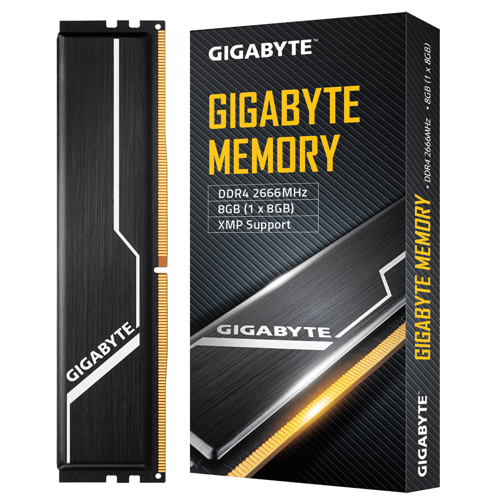 GIGABYTE Memory 8GB (1x8GB) 2666MT/s Gallery | Memory - GIGABYTE Global