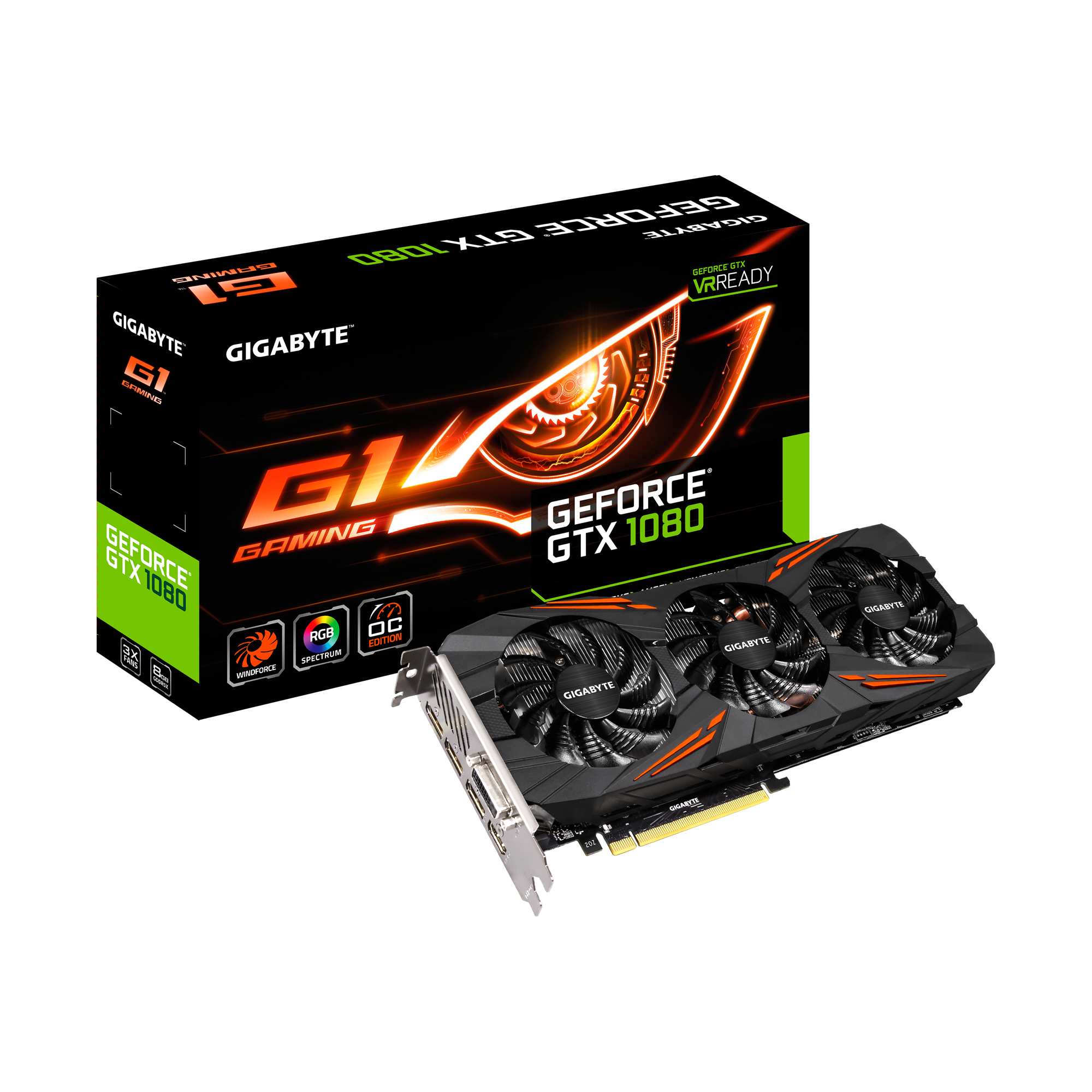 GeForce GTX 1080 G1 Gaming 8G AORUS 
