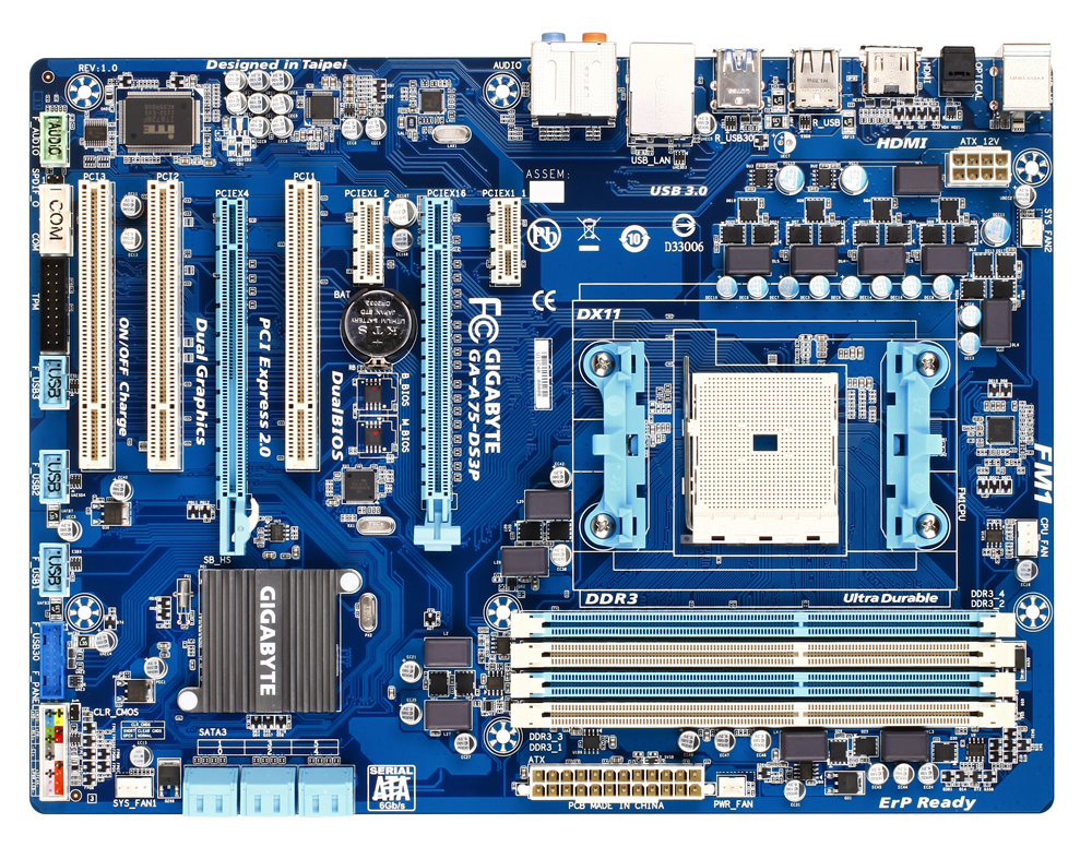 GA-A75-DS3P (rev. 1.x) Galería de Imágenes | Placas Base - GIGABYTE Spain