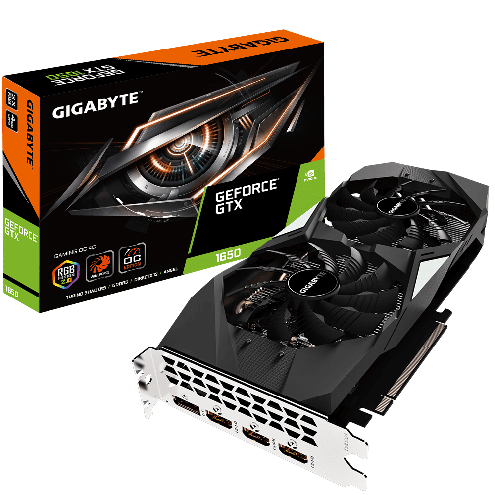 GeForce® GTX 1650 GAMING OC 4G｜AORUS - GIGABYTE USA