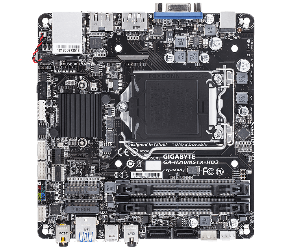 GA-H310MSTX-HD3 (rev. 1.0) Overview | Motherboard - GIGABYTE Global