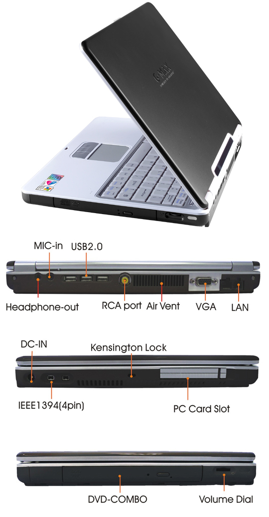N203 แกลลอรี่รูปภาพ | โน้ตบุ๊ค / เน็ตบุ๊ค - GIGABYTE Thailand