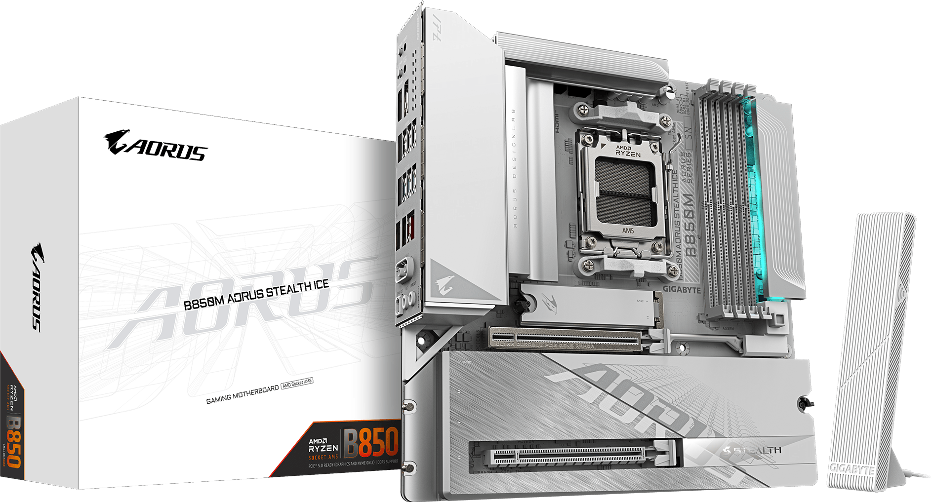 B850M AORUS STEALTH ICE Moederbord - GIGABYTE Netherlands