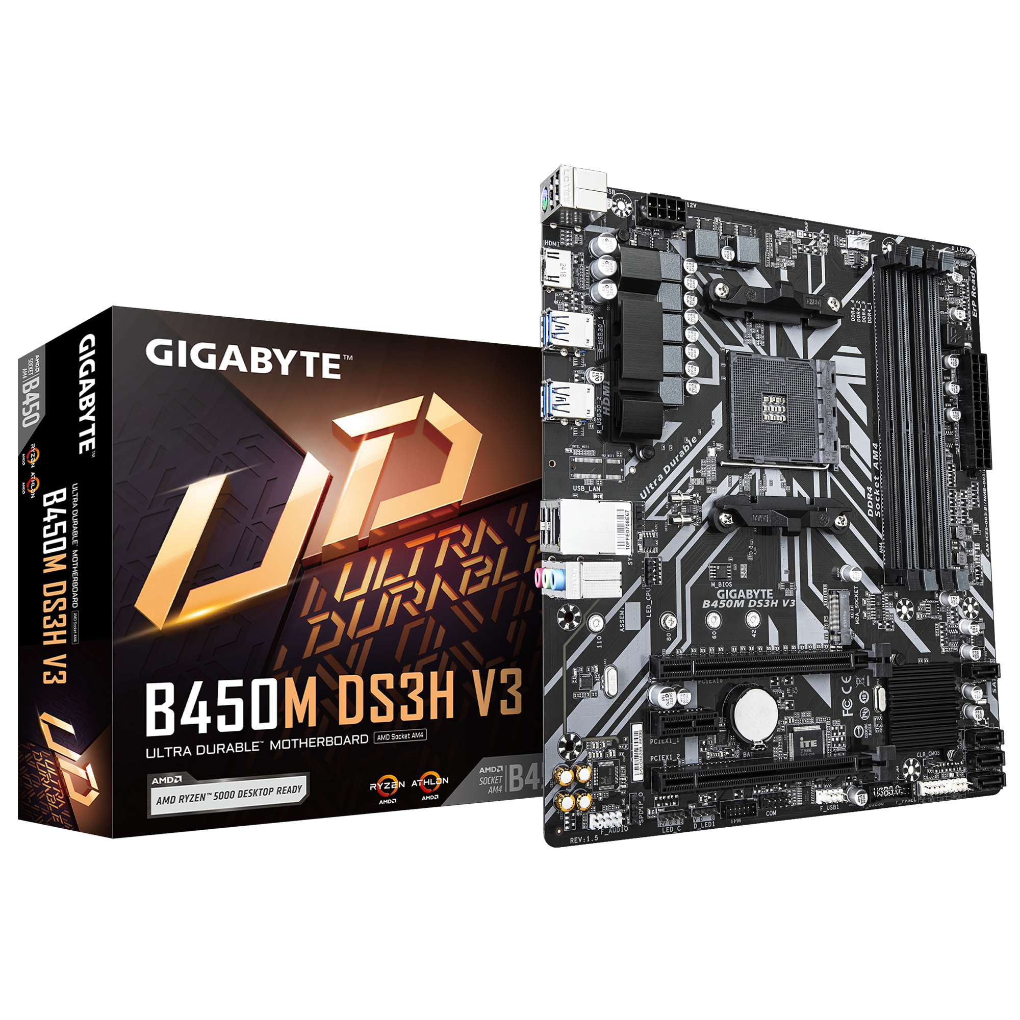 B450M DS3H V3 (rev. 1.5) Key Features | Motherboard - GIGABYTE Global
