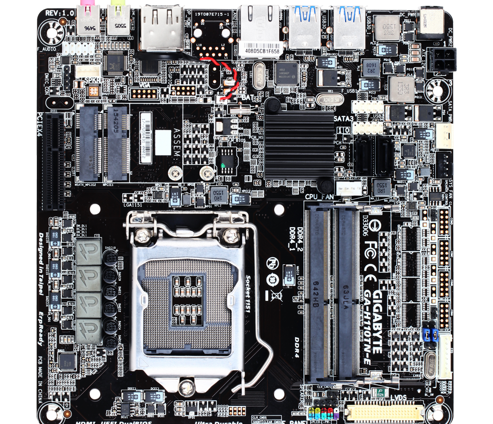 GA-H110TN-E (rev. 1.0) Overview | Motherboard - GIGABYTE Global