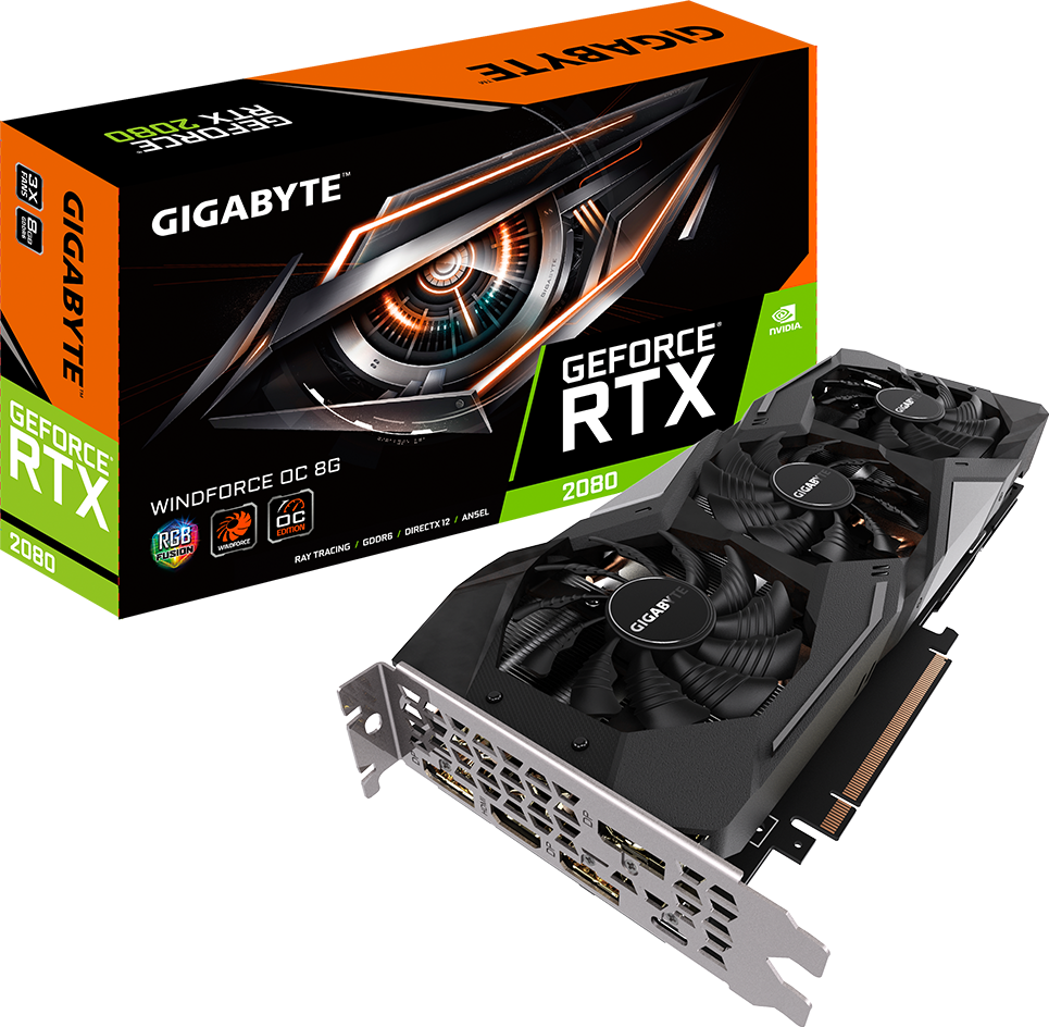 GeForce RTX™ 2080 WINDFORCE OC 8G - GIGABYTE Global