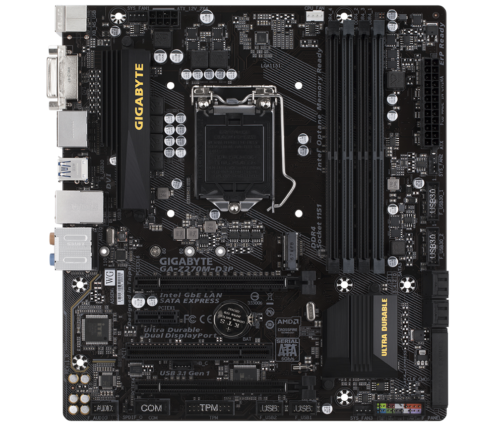 GA-Z270M-D3P｜AORUS - GIGABYTE Brasil