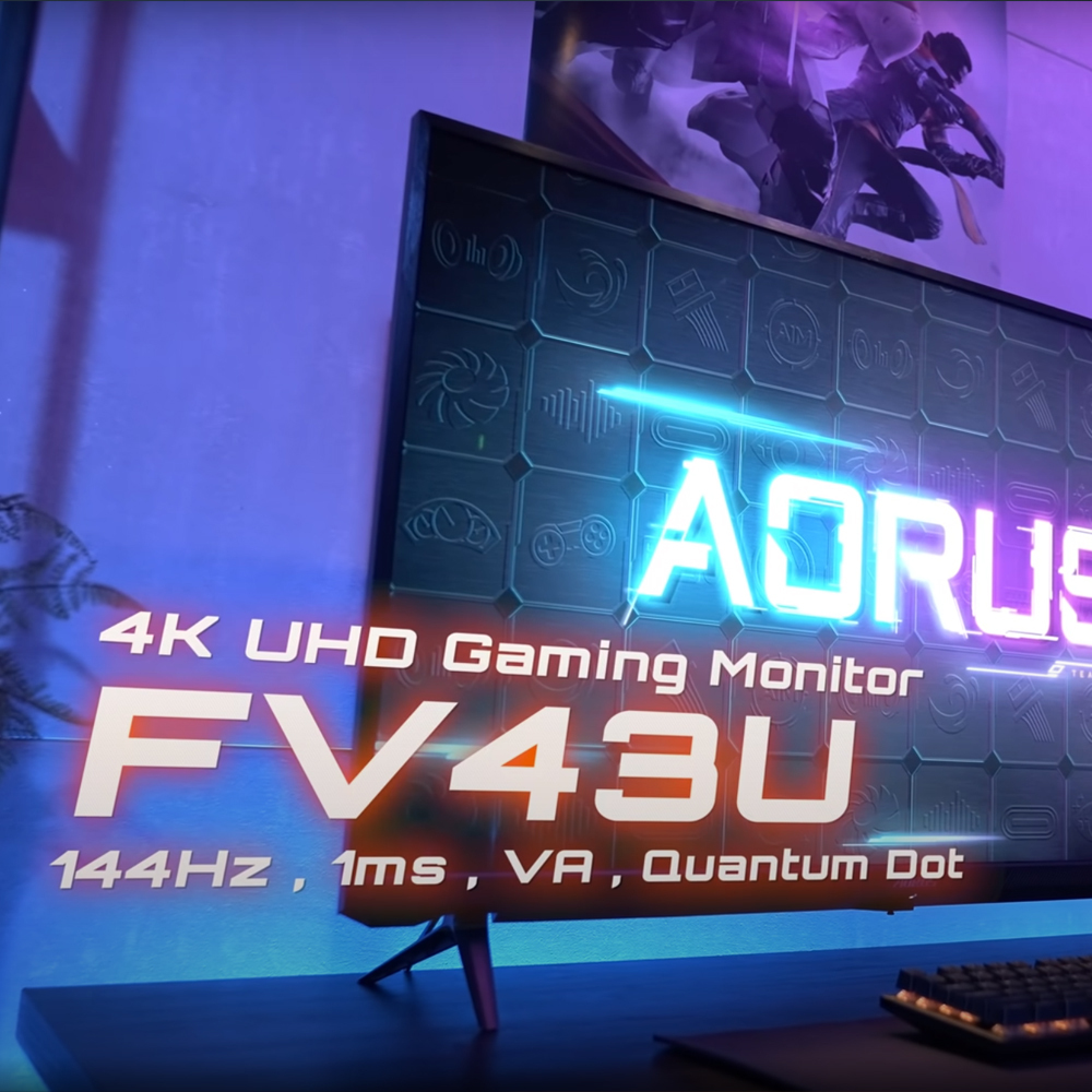 AORUS FV43U Gaming Monitor Gallery Monitor GIGABYTE Global