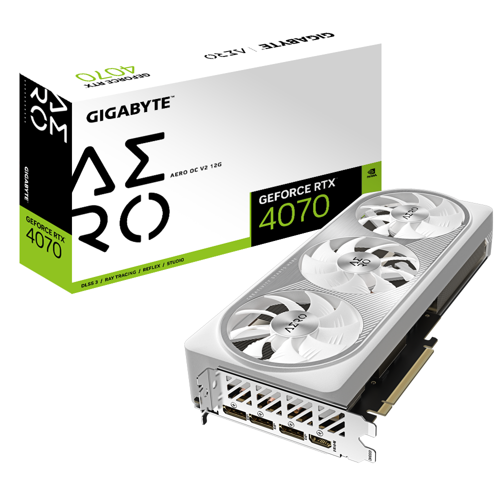 GeForce RTX™ 4070 AERO OC V2 12G｜AORUS - GIGABYTE USA