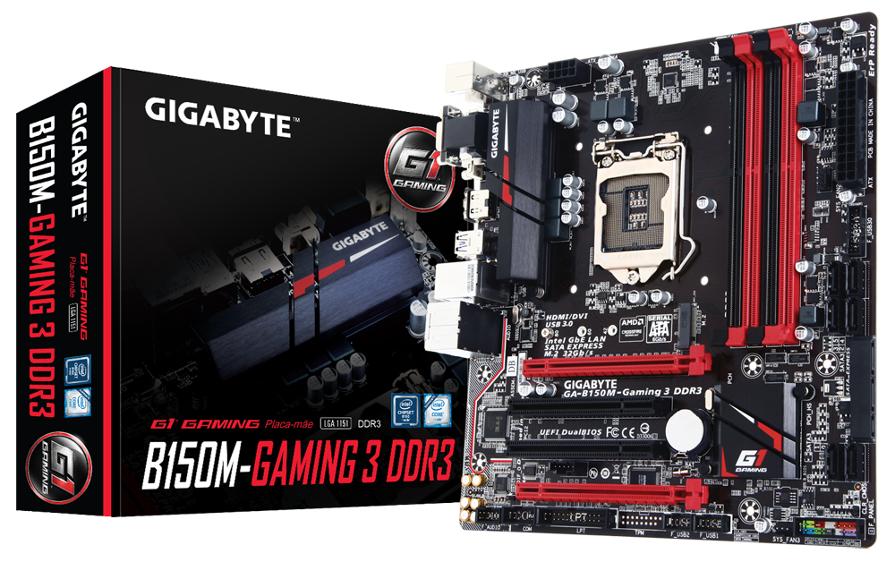 GA-B150M-Gaming 3 DDR3 (rev. 1.0) Especificação | Placas-mãe - GIGABYTE ...