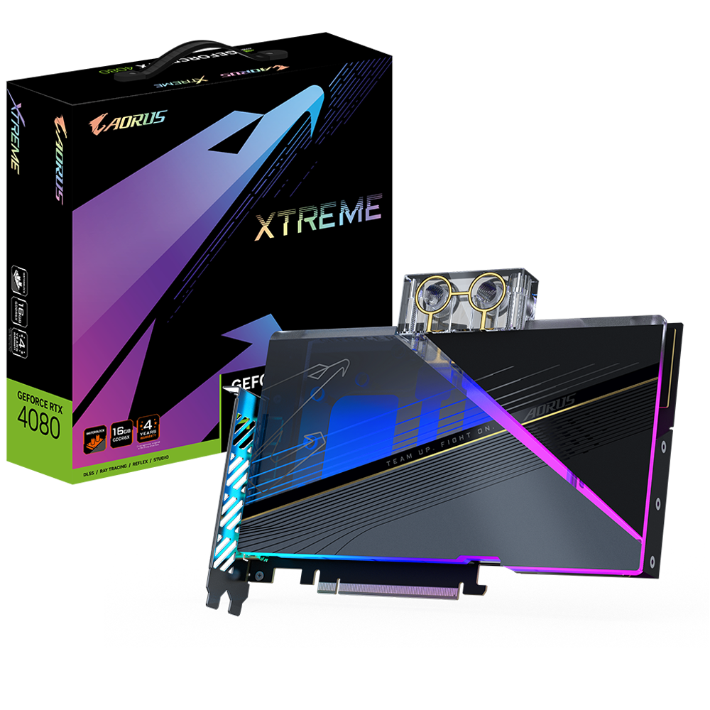 AORUS GeForce RTX™ 4080 16GB XTREME WATERFORCE WB Key Features ...