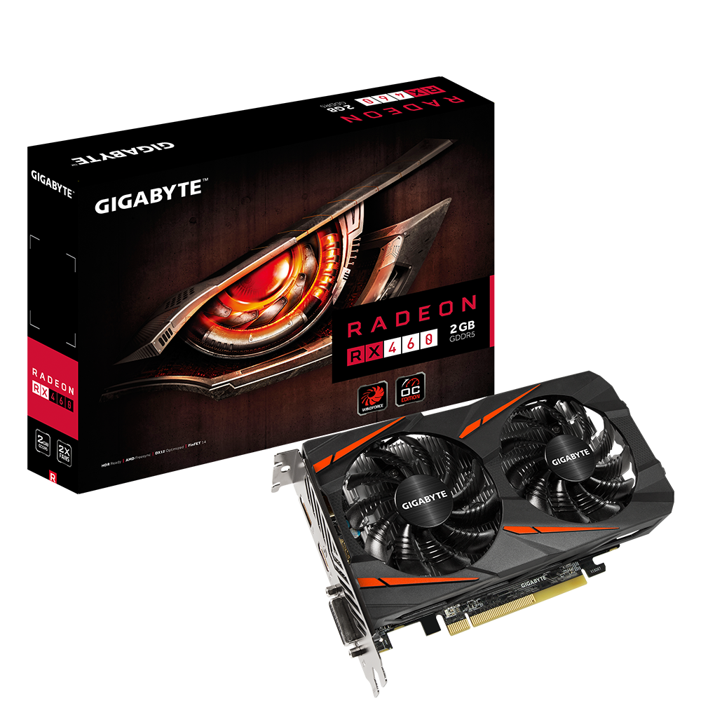 Radeon™ RX 460 WINDFORCE OC 2G｜AORUS - ギガバイト 日本