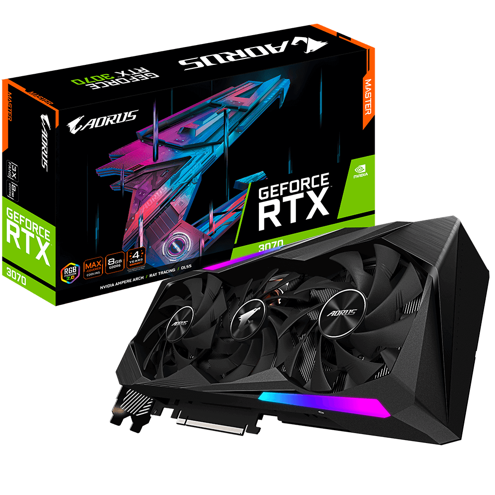 AORUS GeForce RTX 3070 MASTER 8G rev 1 0 1 1 