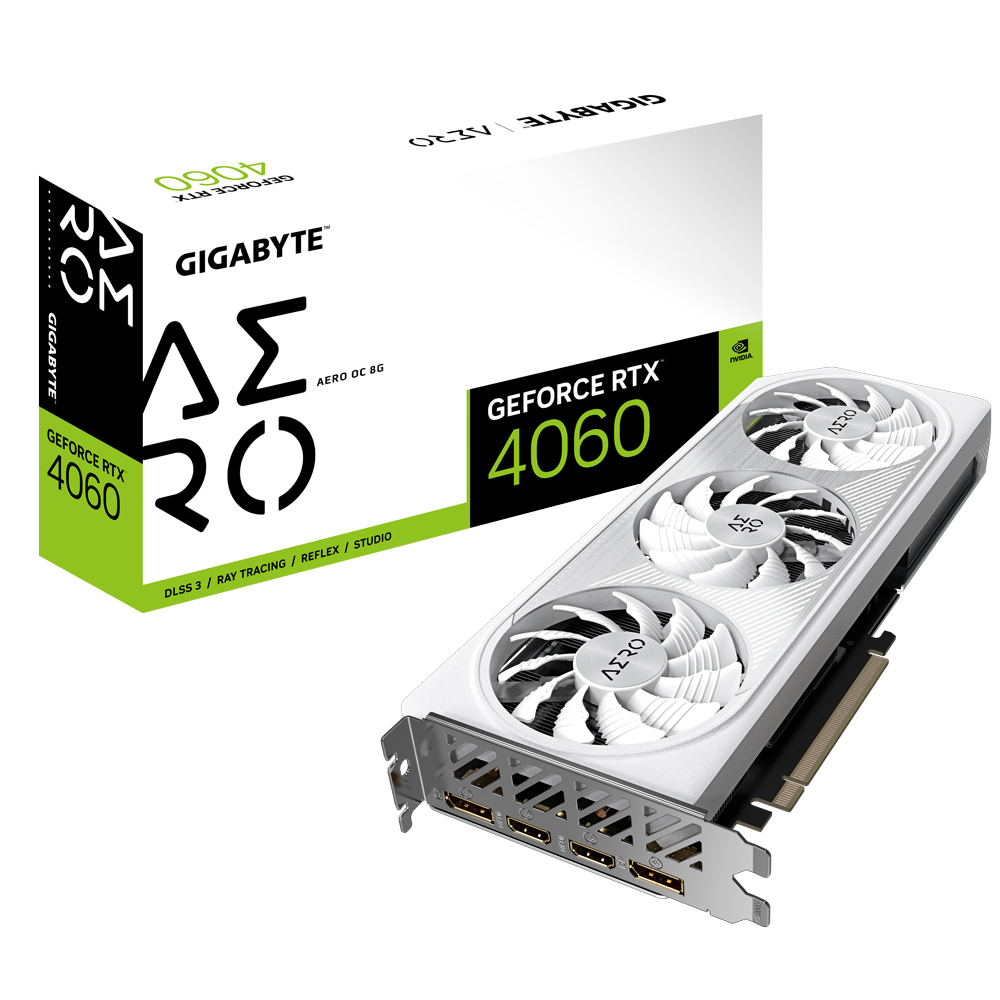GeForce RTX 4060 AERO OC 8G Destek Ekran Kart GIGABYTE Turkey