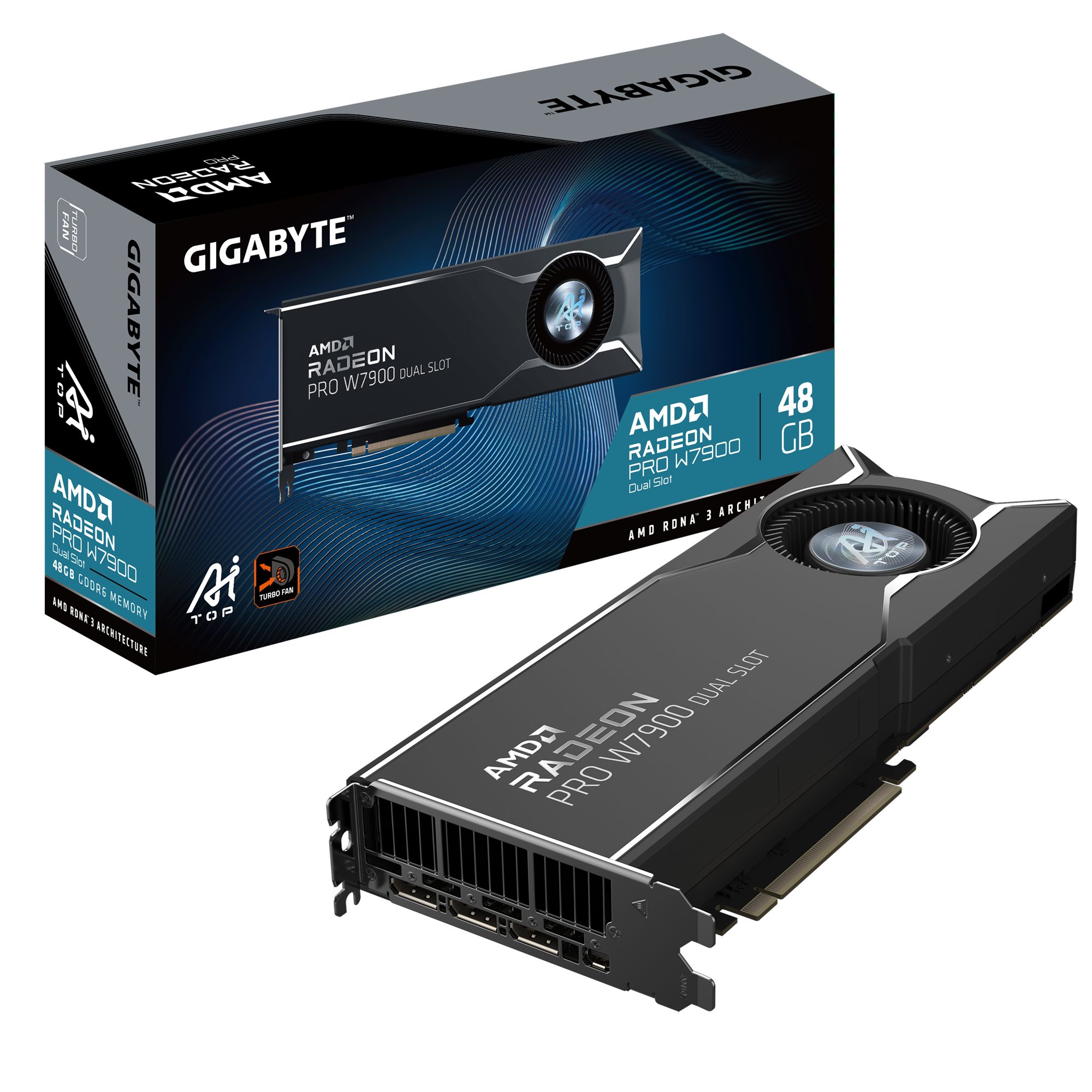 Radeon™ PRO W7900 Dual Slot AI TOP 48G Specification | Graphics Card ...