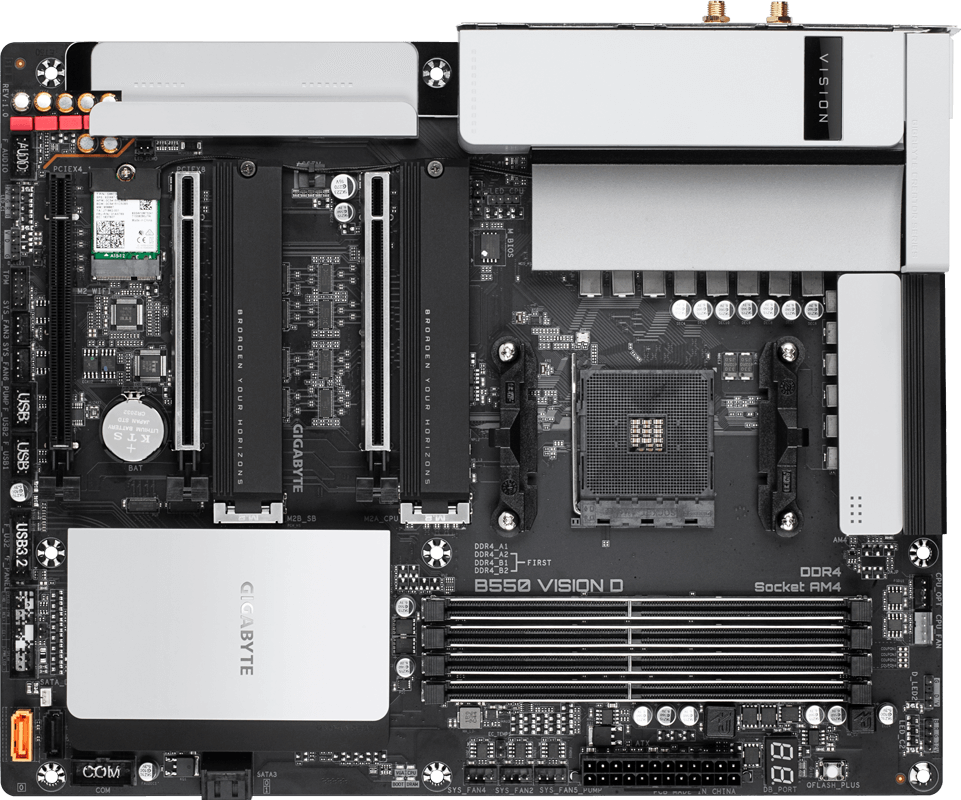 B550 VISION D (Rev. 1.0) Motherboard - GIGABYTE Global